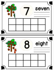 Chicka Chicka Boom Boom Ten Frames Play Dough Mats - Faithfully ...