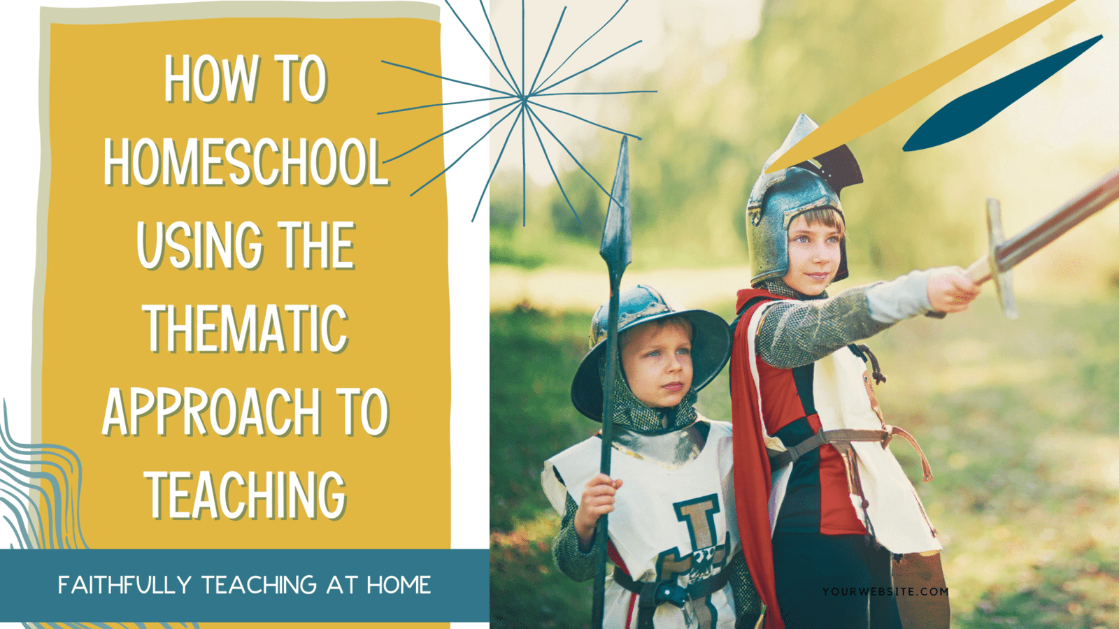 How to effectively homeschool using the thematic approach to teaching ...