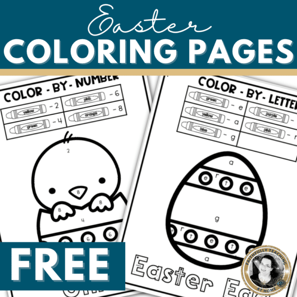 Free Easter Coloring Pages - Faithfully Teaching at Home